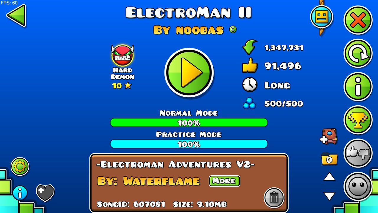ElectroMan II 100% (469 att) - YouTube