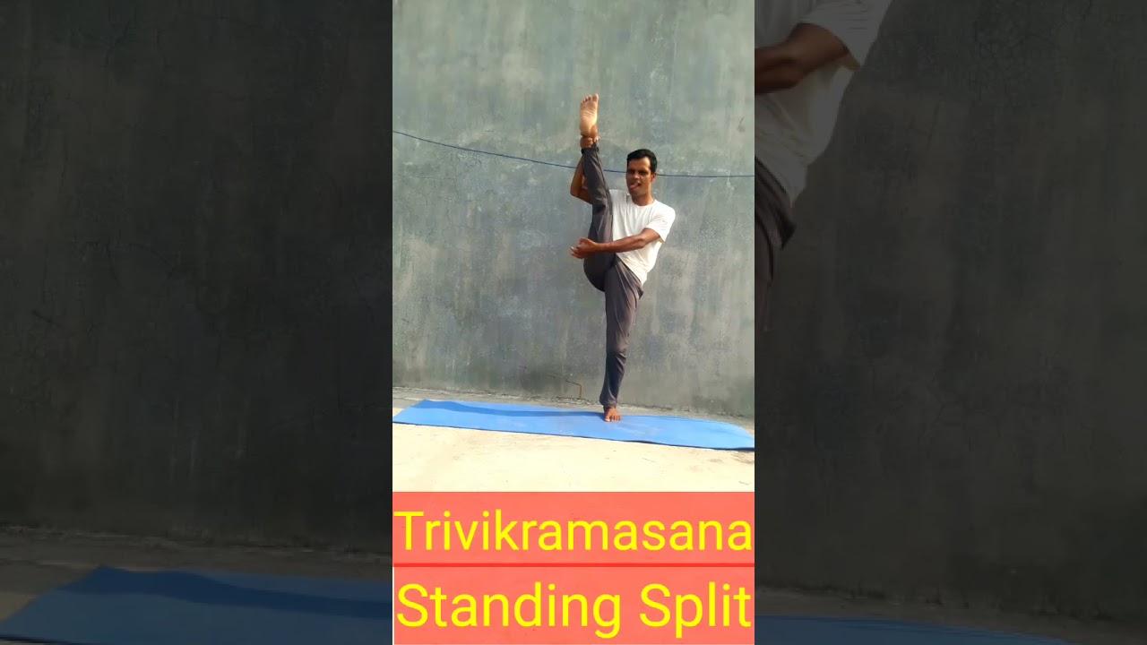 #shorts # Trivikramasana | Standing Splits | Advanced Yoga Poses | Yoga anf Fitness With Shiva ...