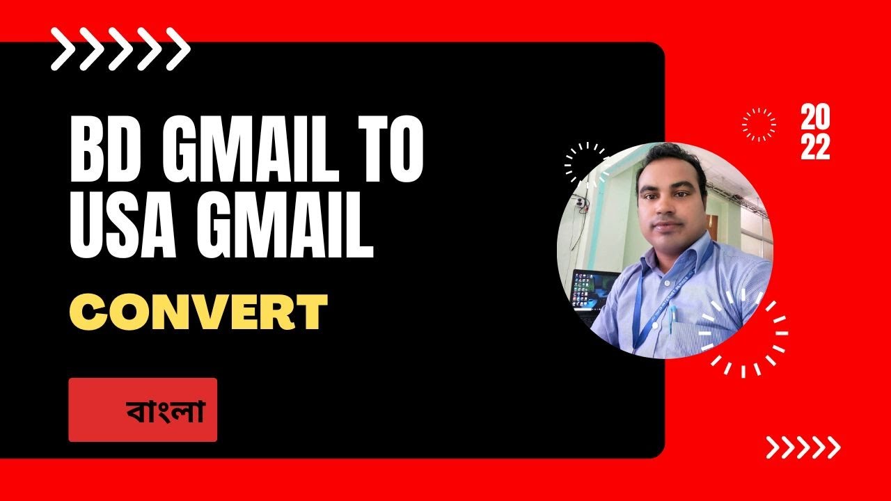 How to convert bd gmail to usa gmail || বাংলাদেশের Gmail কে USA এর ...