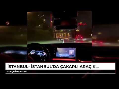 İstanbul- İstanbul'da çakarlı araç kullanan yabancı uyruklu sürücü gözaltına alındı