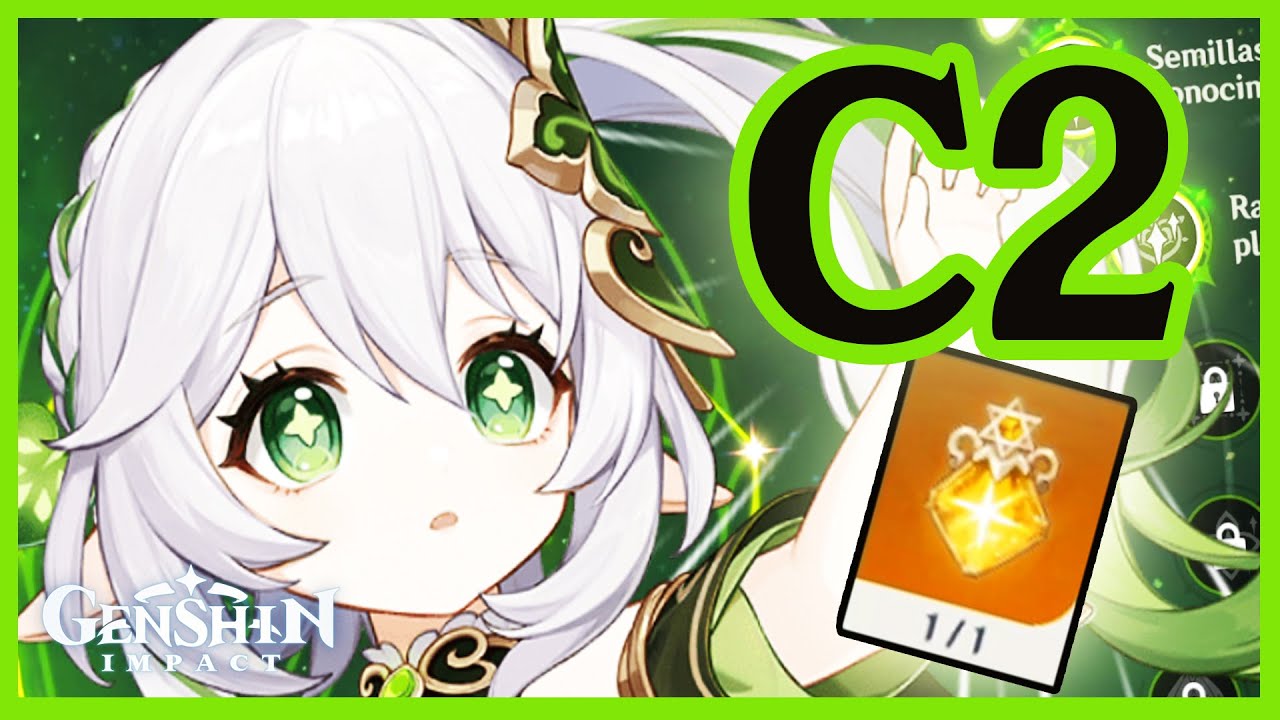 👉 La INCREIBLE DIFERENCIA de NAHIDA C0 a NAHIDA C2 😱😱 | Genshin Impact ...