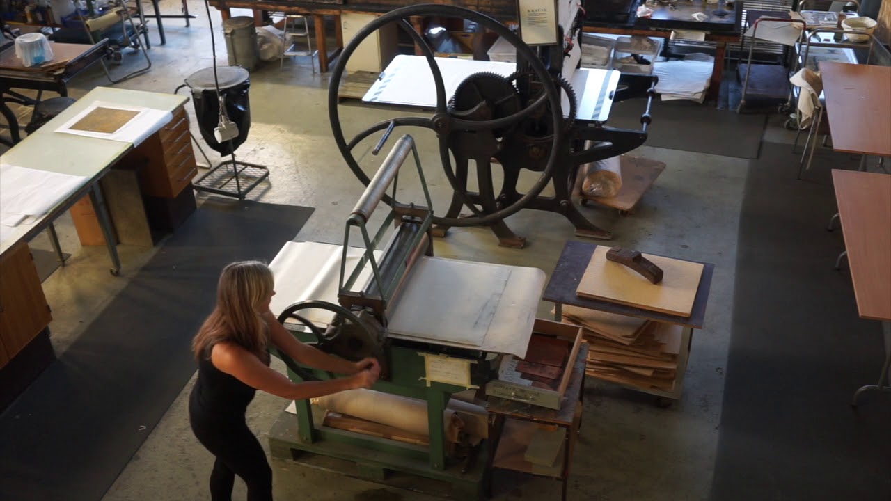 Collagraph printing - YouTube