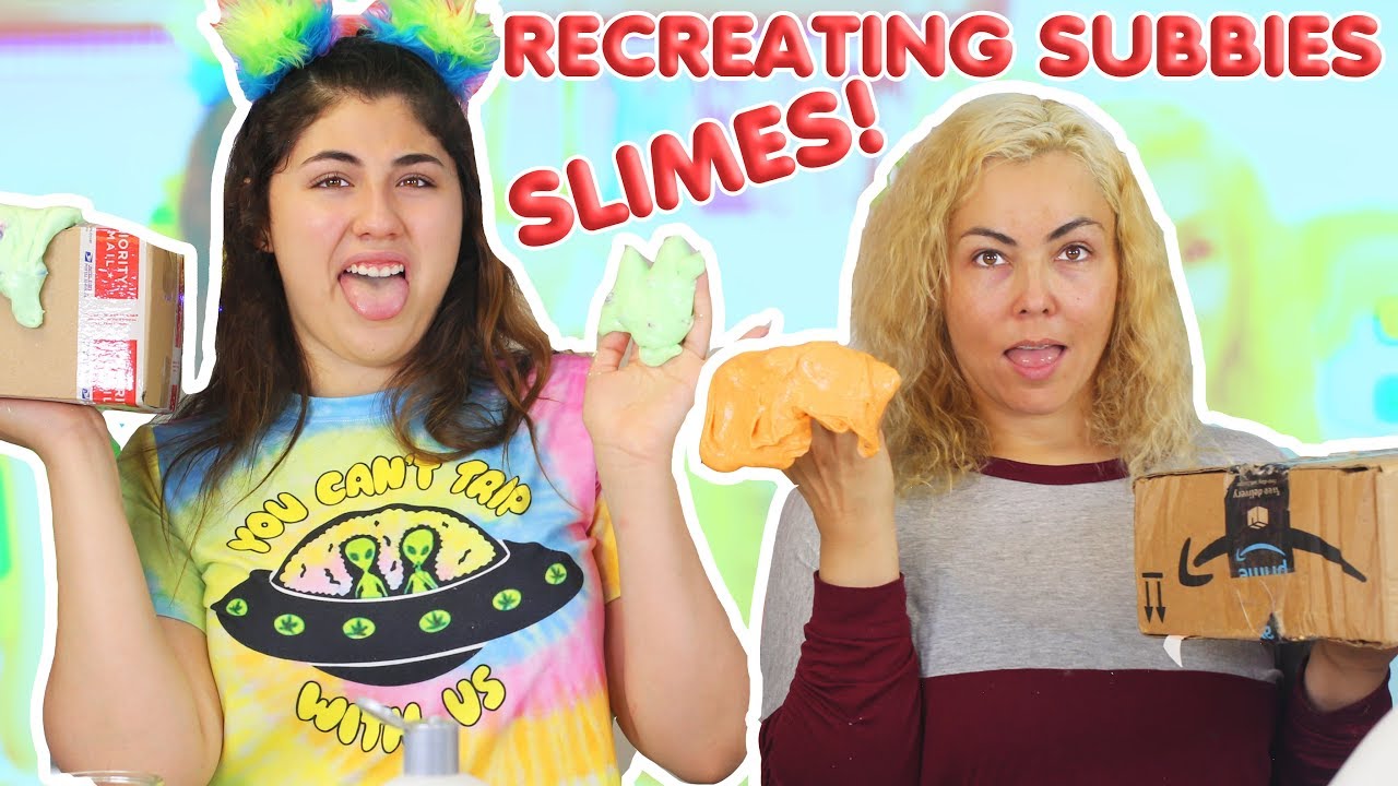 MOM TRIES TO RECREATE SUBSCRIBERS SLIME PACKAGES | Slimeatory #369 ...
