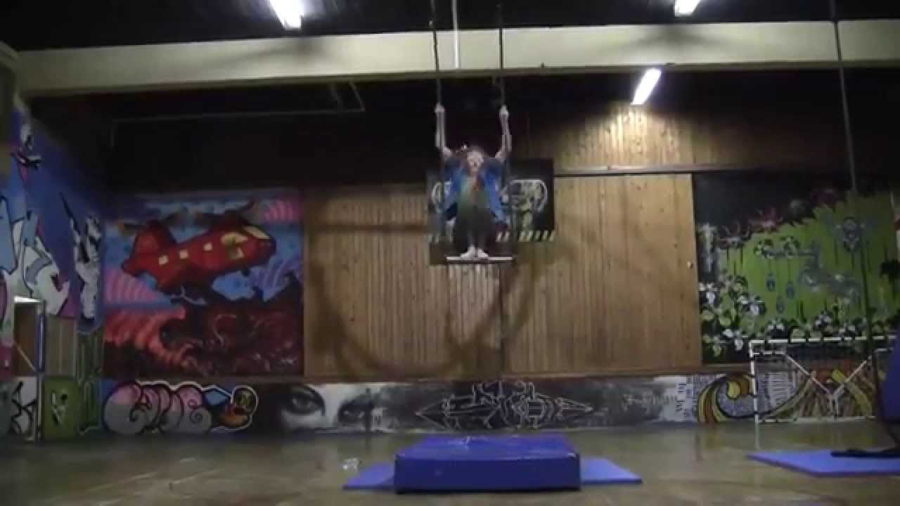Aerial Trapeze Performance, Drunk Clown - YouTube