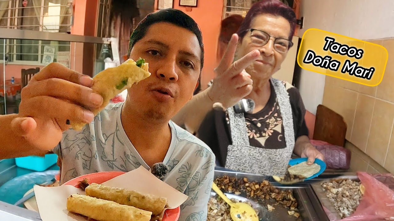 MAS de 30 AÑOS HACIENDO TACOS RICOS "TACOS DOÑA MARI" ¡TACOS CALLEJEROS ...