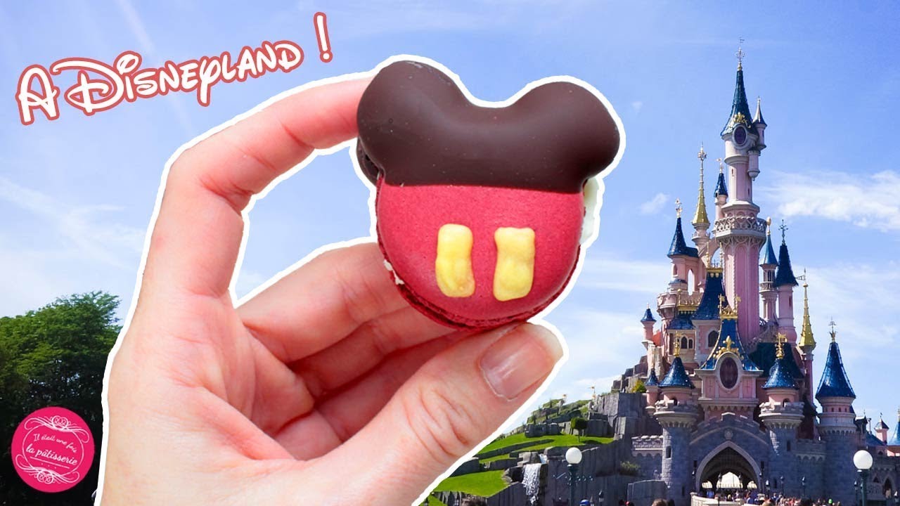 🐭 Les MACARONS MICKEY à DISNEYLAND PARIS ! Macarons vanille chocolat 🐭 ...