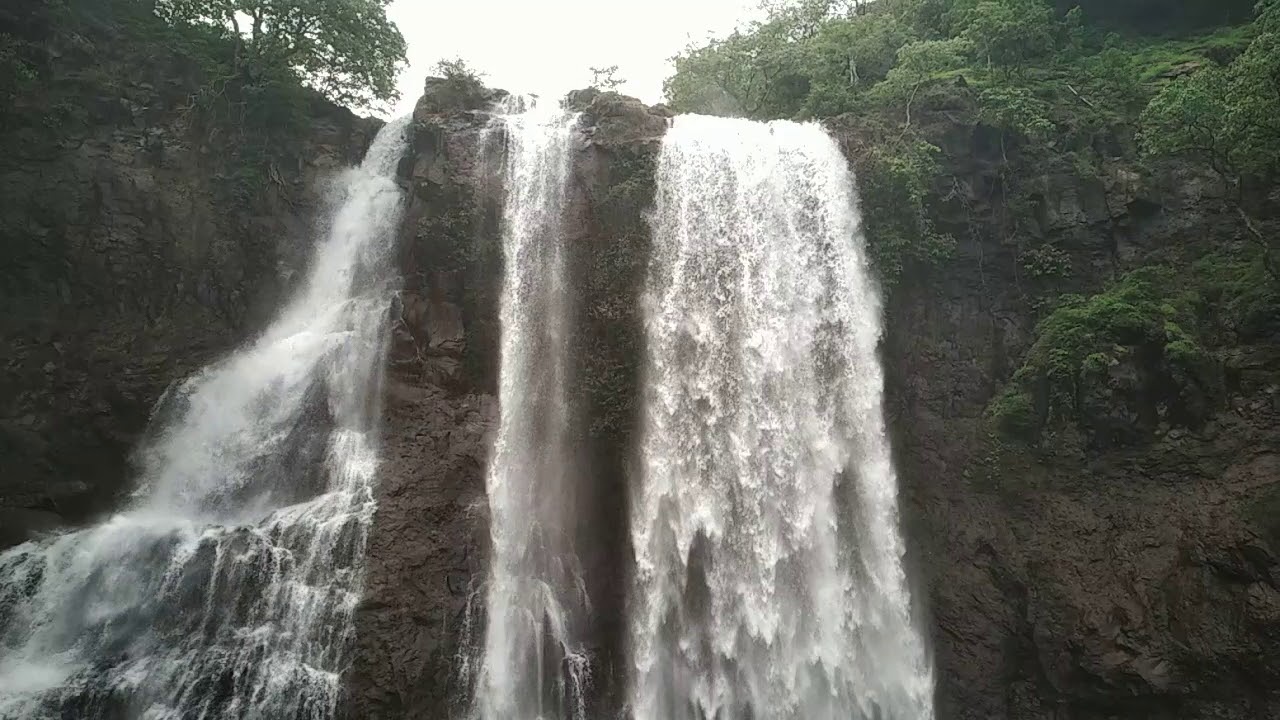 Ranpat Waterfalls ,Ukshi (Slow Motion) - YouTube