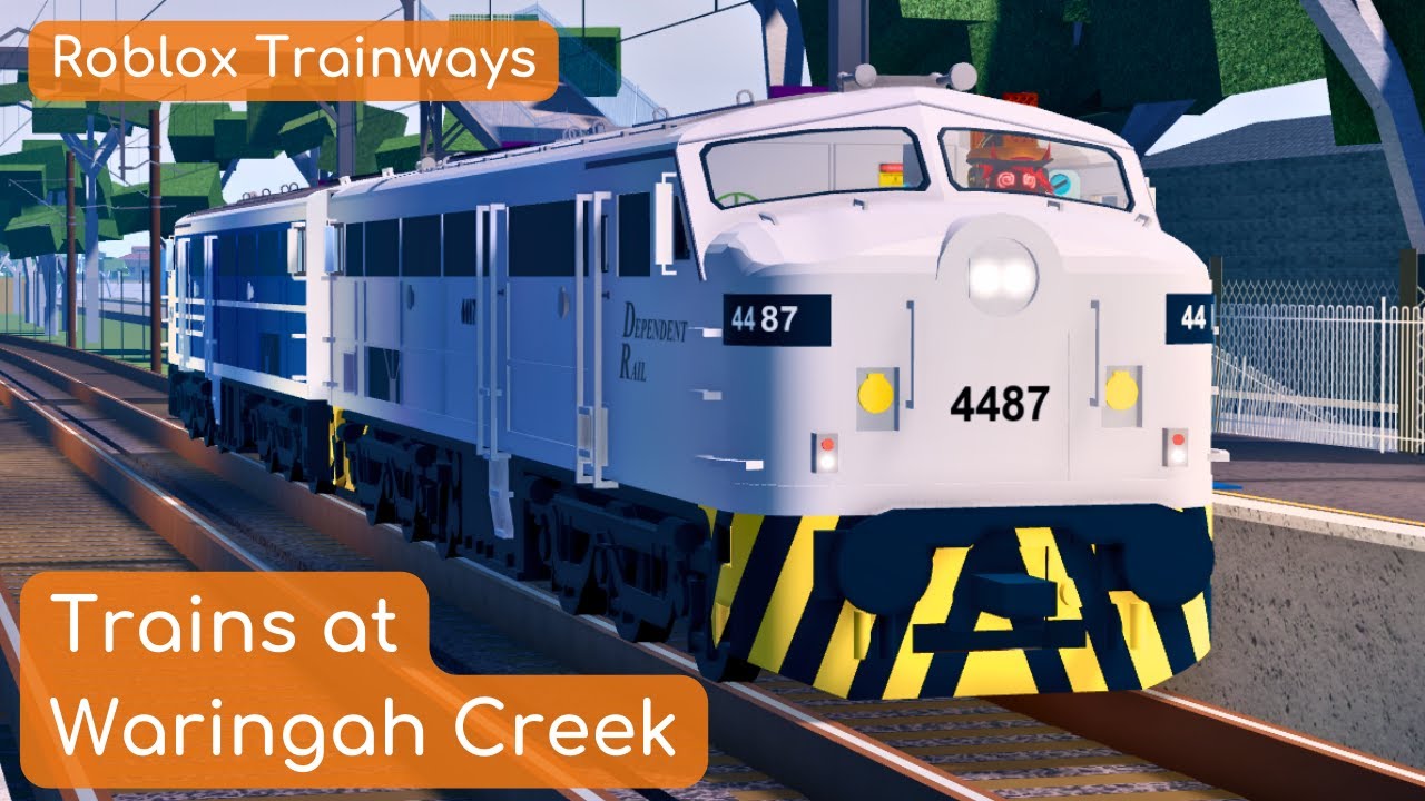 Trains at Waringah Creek | Roblox Trainways - YouTube