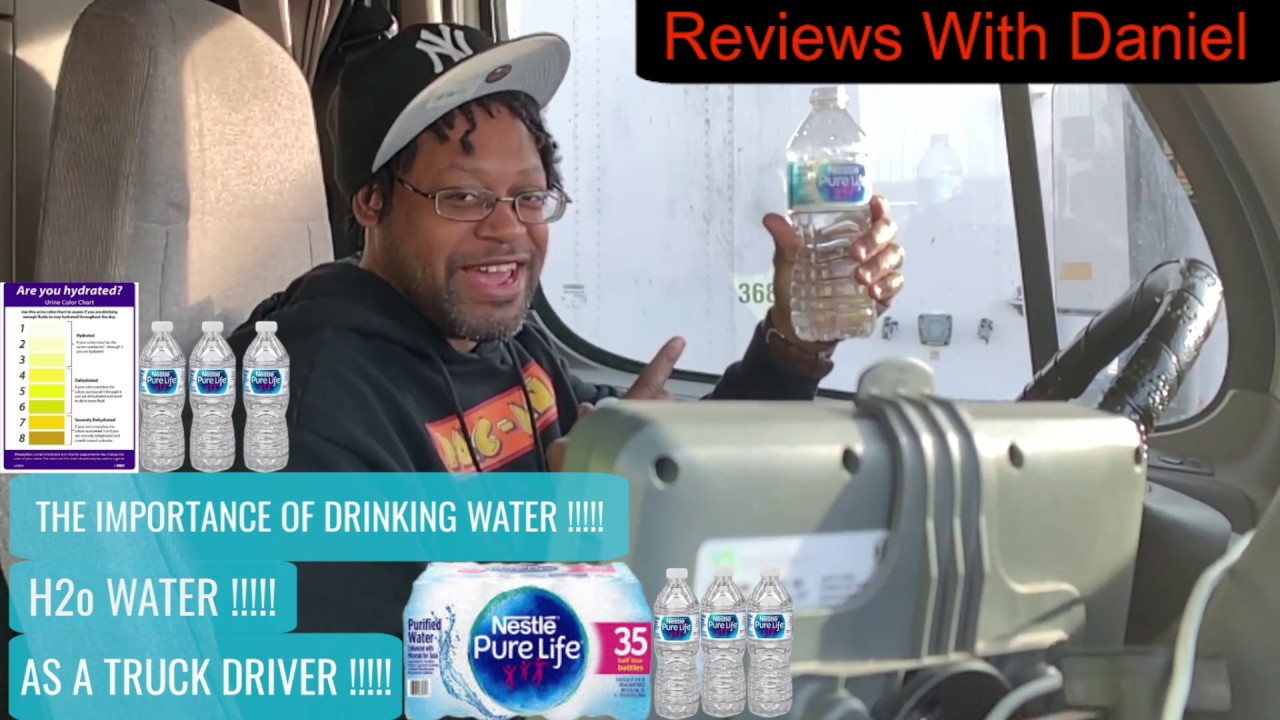 The importance of drinking water as a truck driver in 2020. - YouTube
