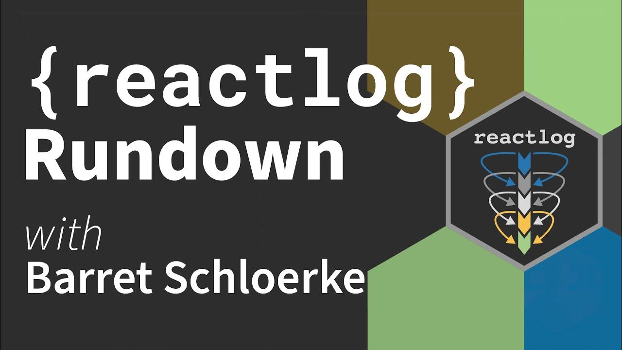 Barret Schloerke || {reactlog} Rundown || RStudio - YouTube