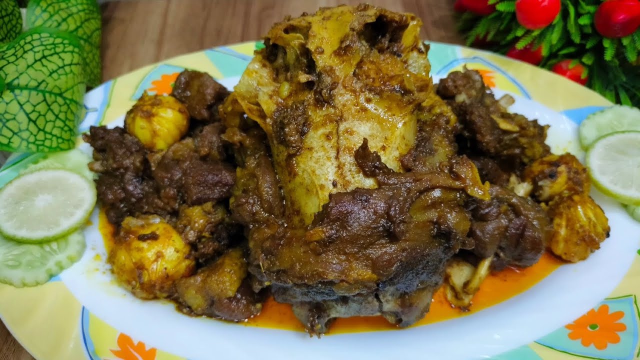 আস্ত খাসির মাথা রেসিপি।বিয়ে বাড়ির স্টাইলে খাসির মাথা রেসিপি।khasir ...