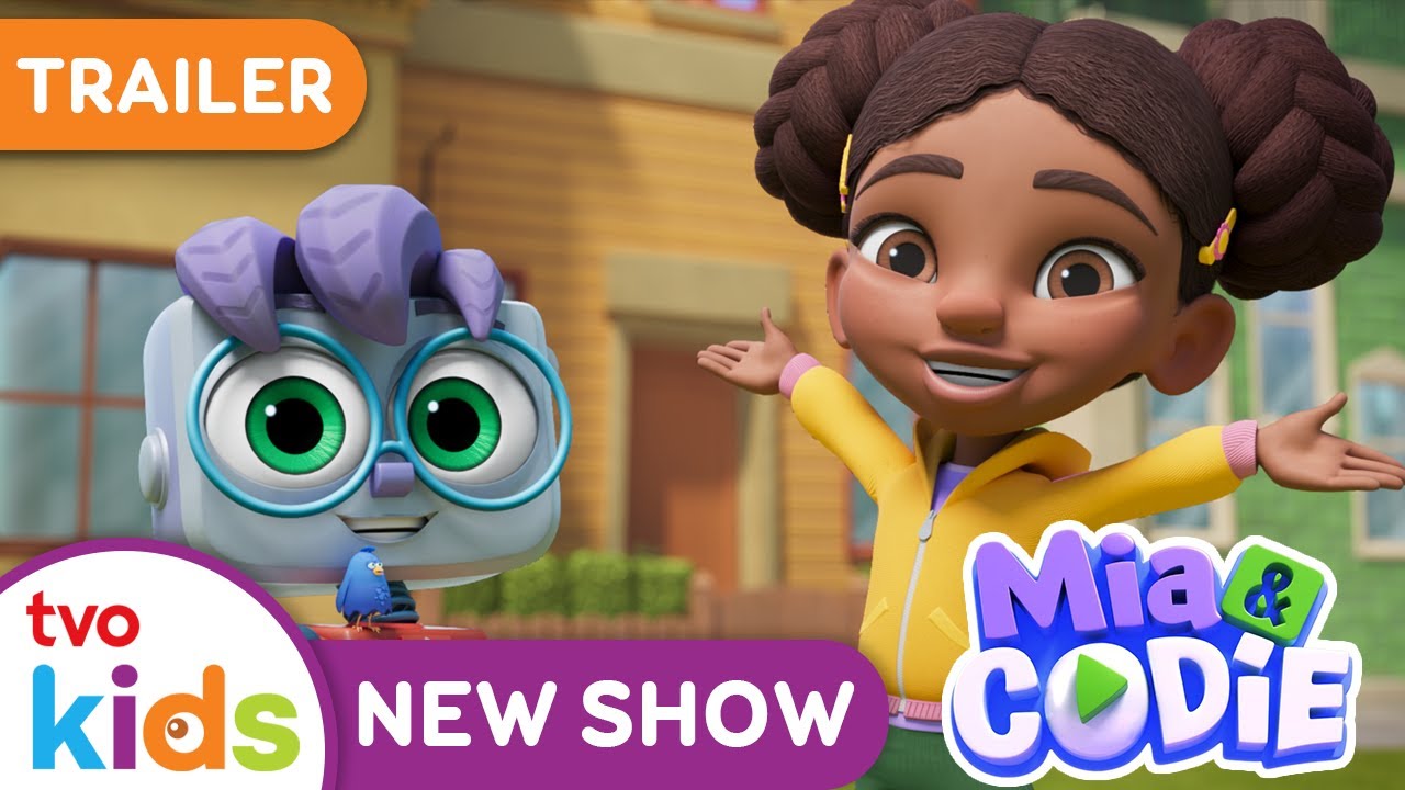 NEW SHOW! Mia & Codie - Coding For Kindergarten Kids 👧🤖 TVOkids ...