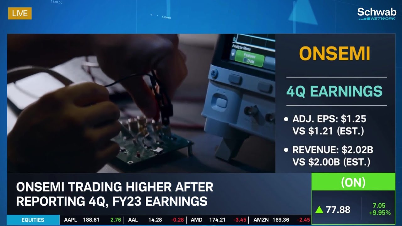 OnSemi (ON) & Caterpillar (CAT) Trade Higher After Earnings - YouTube