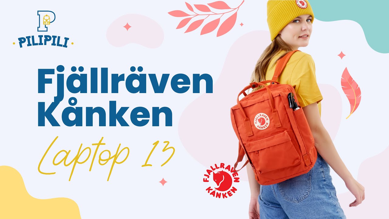 Tas Fjallraven Kanken Laptop 13 Rowan Red - YouTube