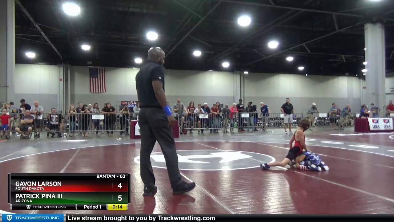 Bantam 62 Gavon Larson South Dakota Vs Patrick Pina Iii Arizona - YouTube