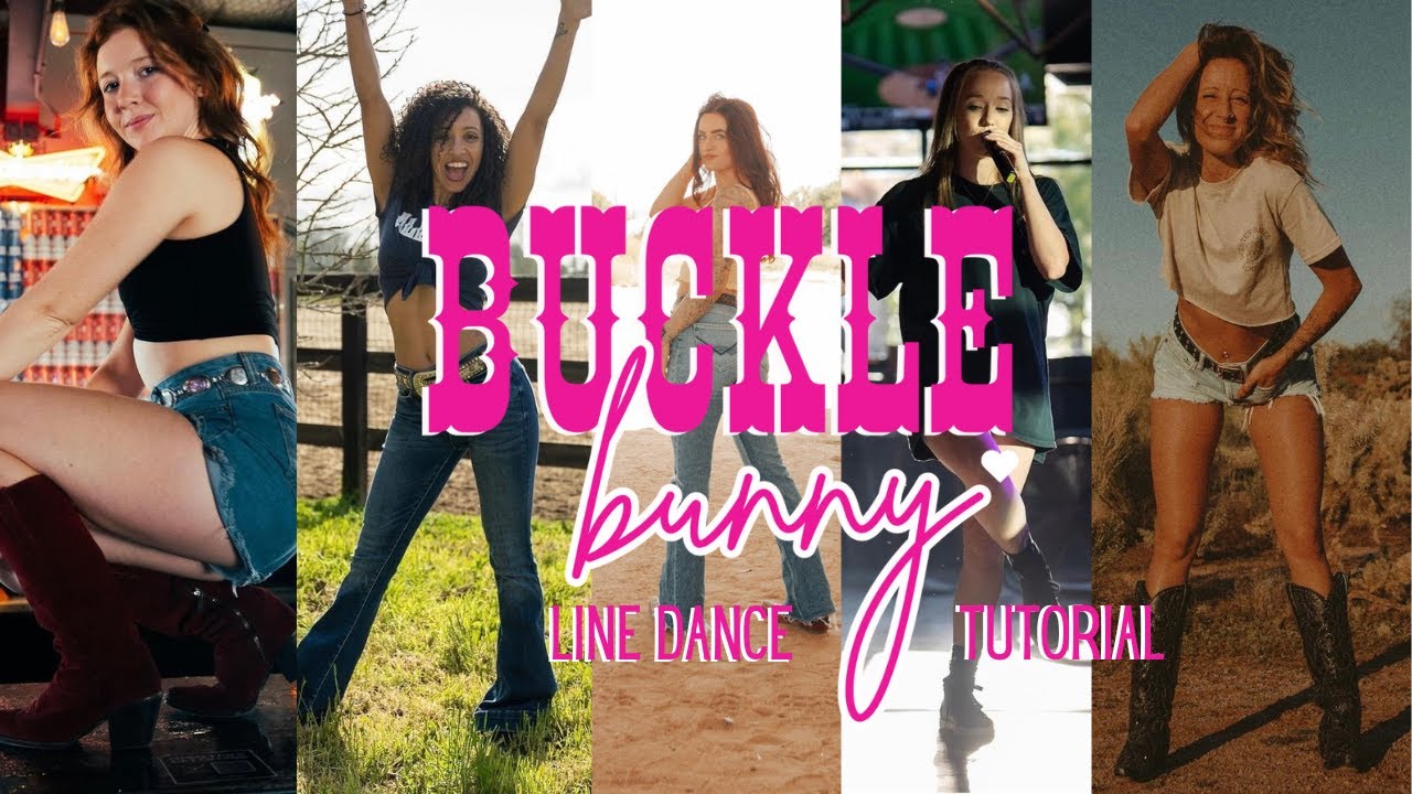 Buckle Bunny Line Dance TUTORIAL - YouTube