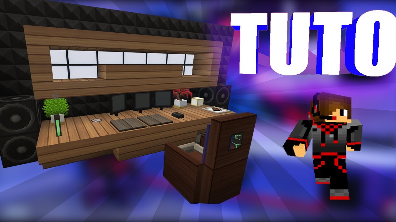 Bureau gaming original [Tuto Minecraft] - YouTube