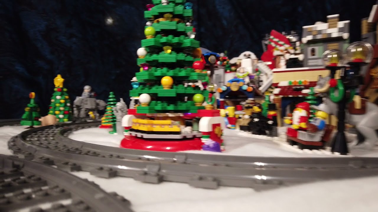 Backlot tour of our Winter Lego Village - YouTube