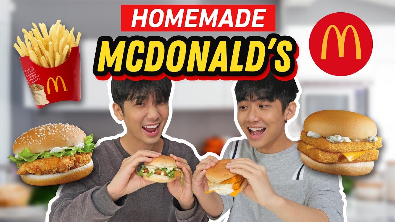 MAKING OUR OWN MCDONALD’S AT HOME! QUICK & EASY RECIPES! - YouTube