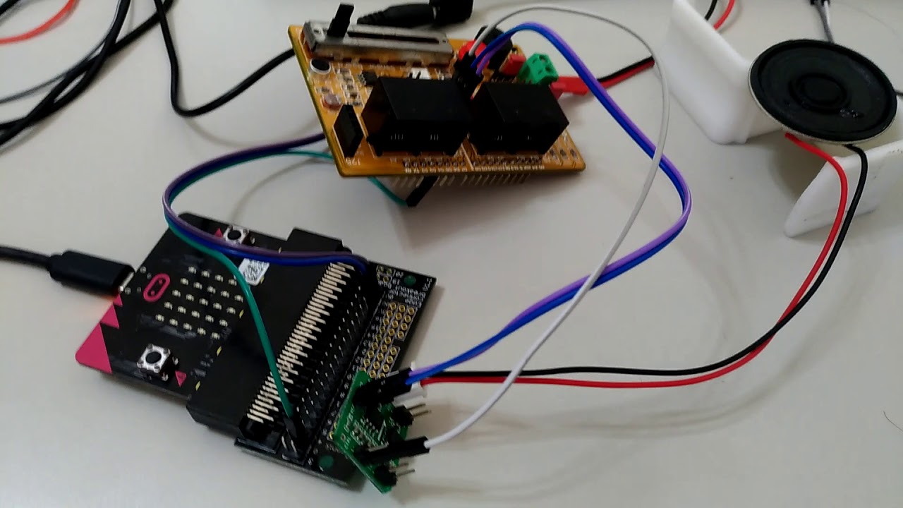 Microbit + S4A Sensor Board (Speaker) - YouTube
