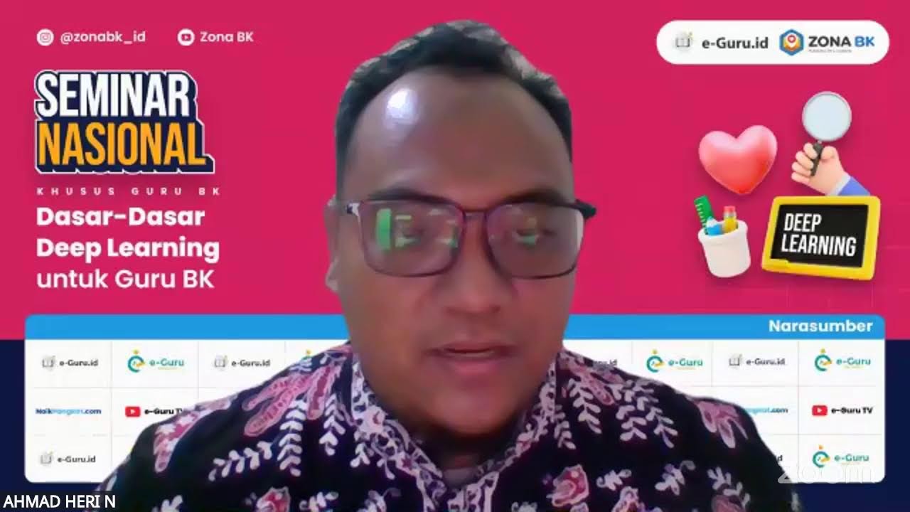 Seminar Nasional 4JP - Dasar-Dasar Deep Learning untuk Guru BK - YouTube