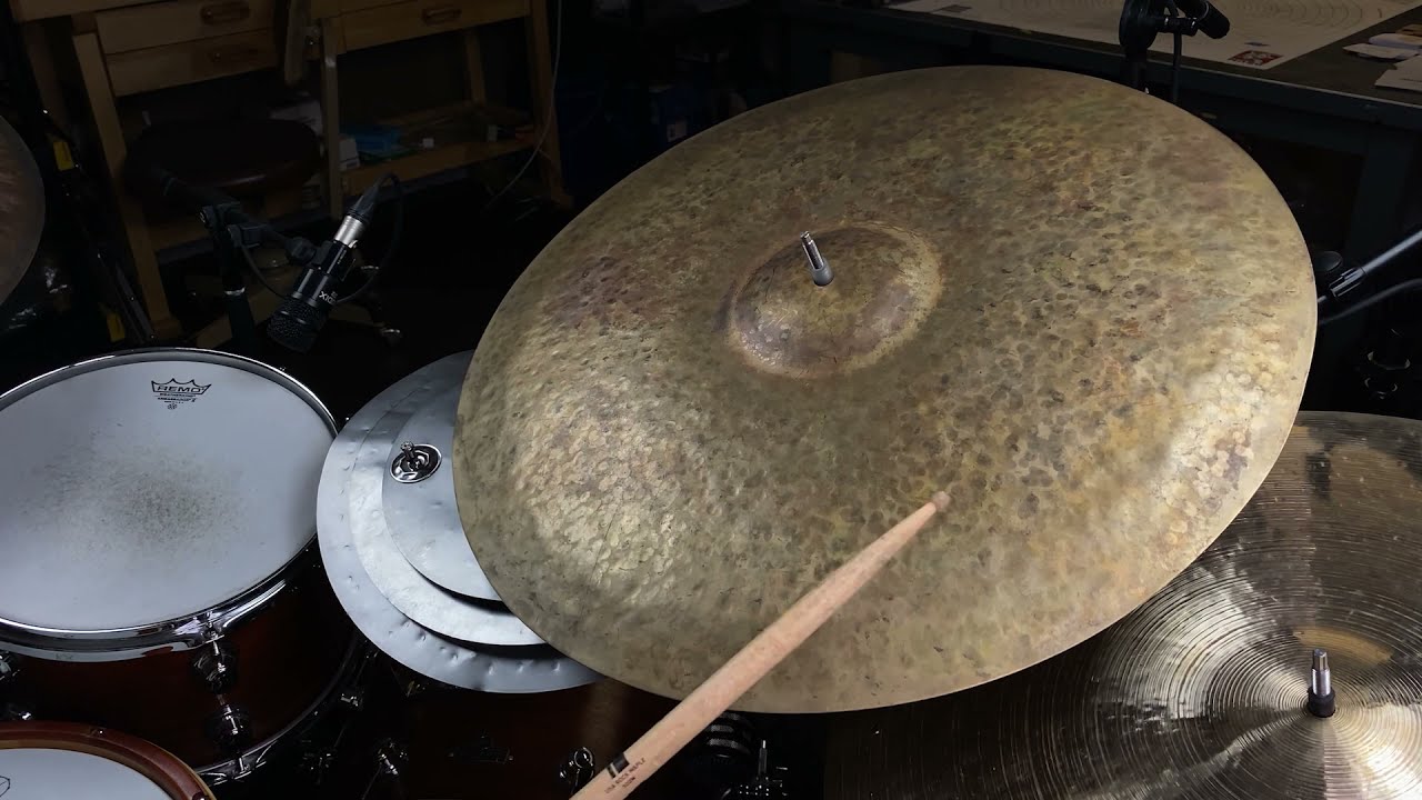 From Blank to Finished Cymbal - Timothy Roberts Handcrafted 22" - YouTube