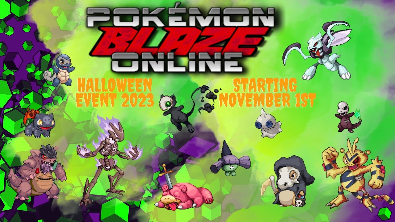 Pokemon Blaze Online - Getting ready for halloween Event - YouTube
