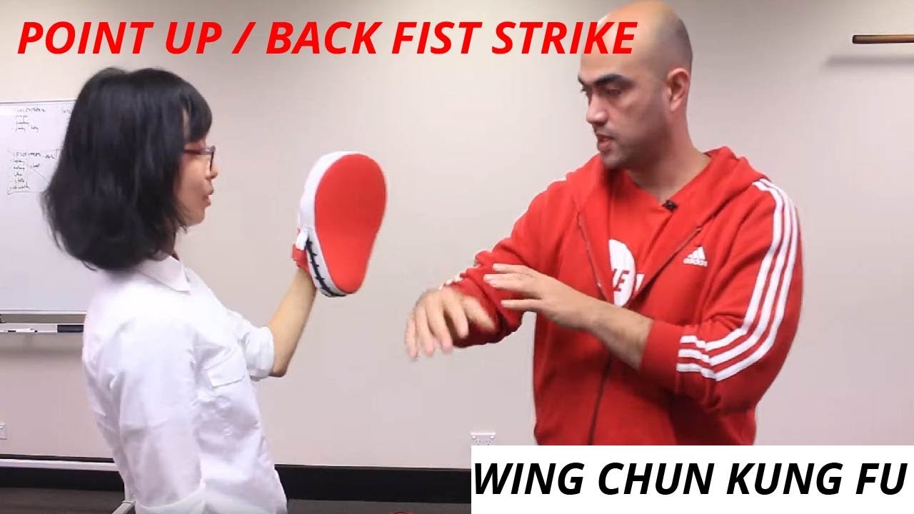Point Up / Back Fist Strike - Exercise 3 - Wing Chun Kung Fu - YouTube