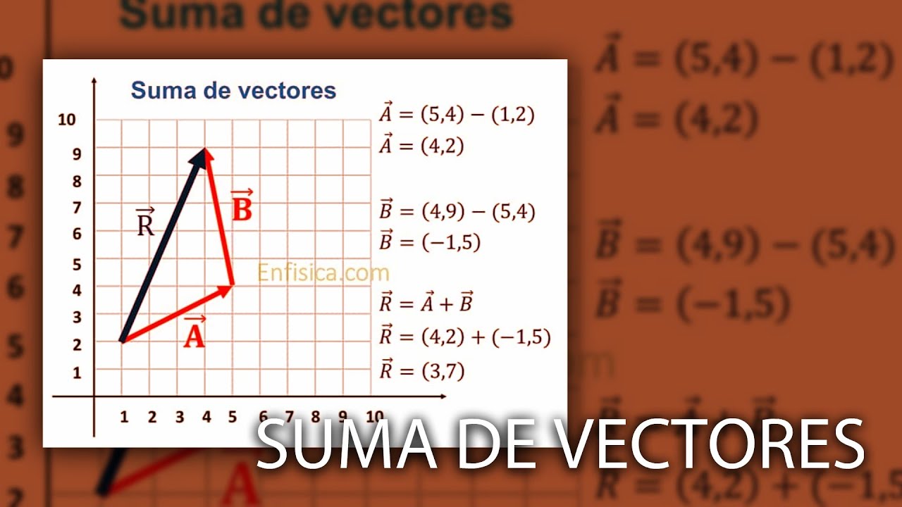 Los Vectores / Suma - Representación Gráfica - YouTube