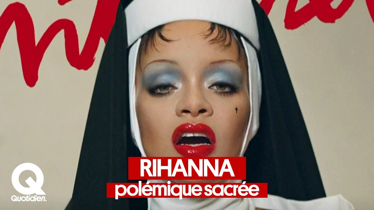Rihanna défraie la chronique en nonne sexy - YouTube