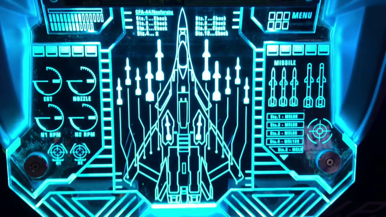 Mach Storm Game Dome Screen Dogfight Arcade Game Highlights - YouTube