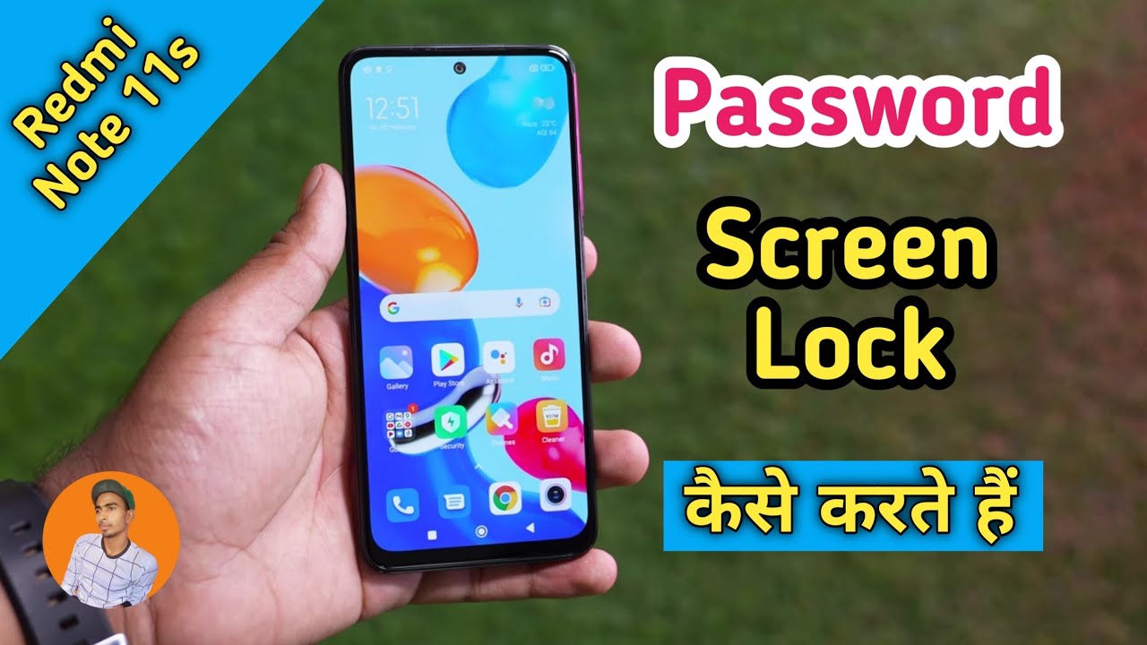 Redmi Note 11s Screen Lock Password Setting , How To Set Password in ...