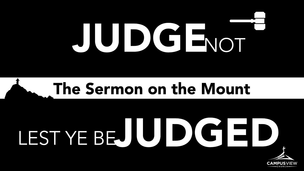 "Judge Not Lest Ye Be Judged" - Jarrod Robinson - YouTube