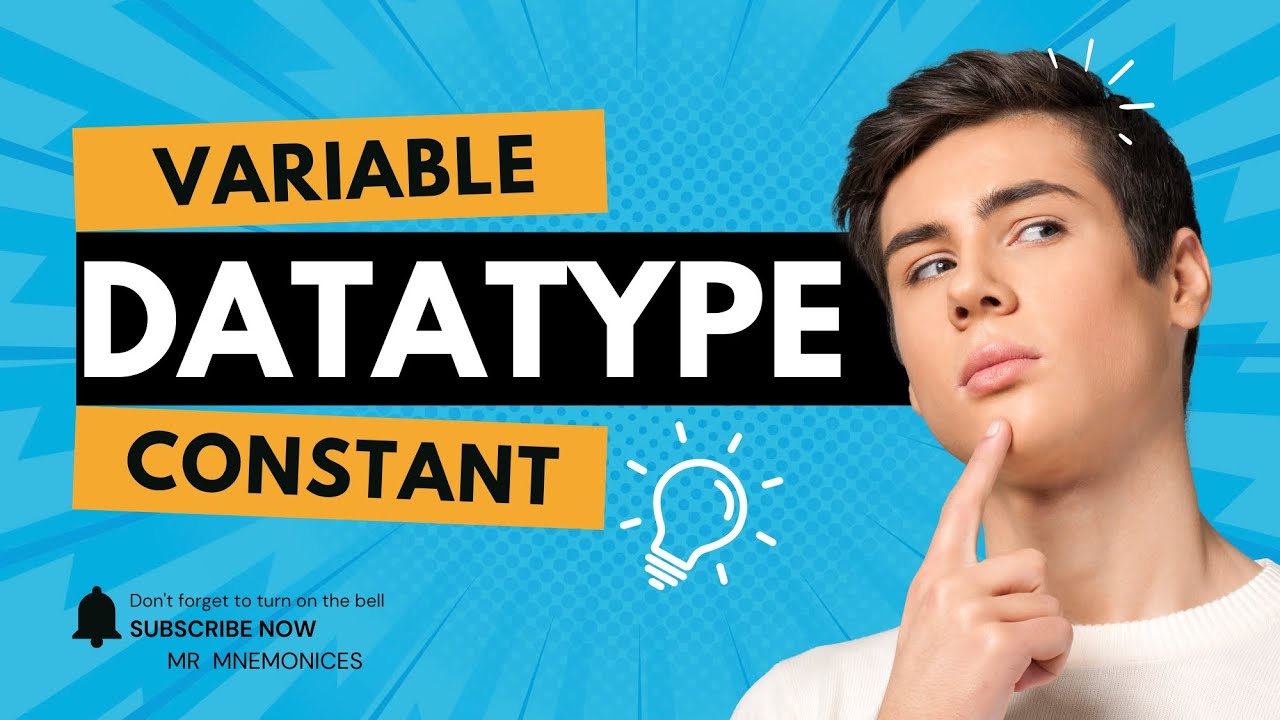 Lecture 2: Variables, Data Types & Constants Explained - YouTube