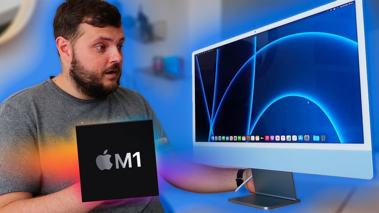 Apple iMac 2021 M1 Unboxing & First Impressions! (Blue) - YouTube