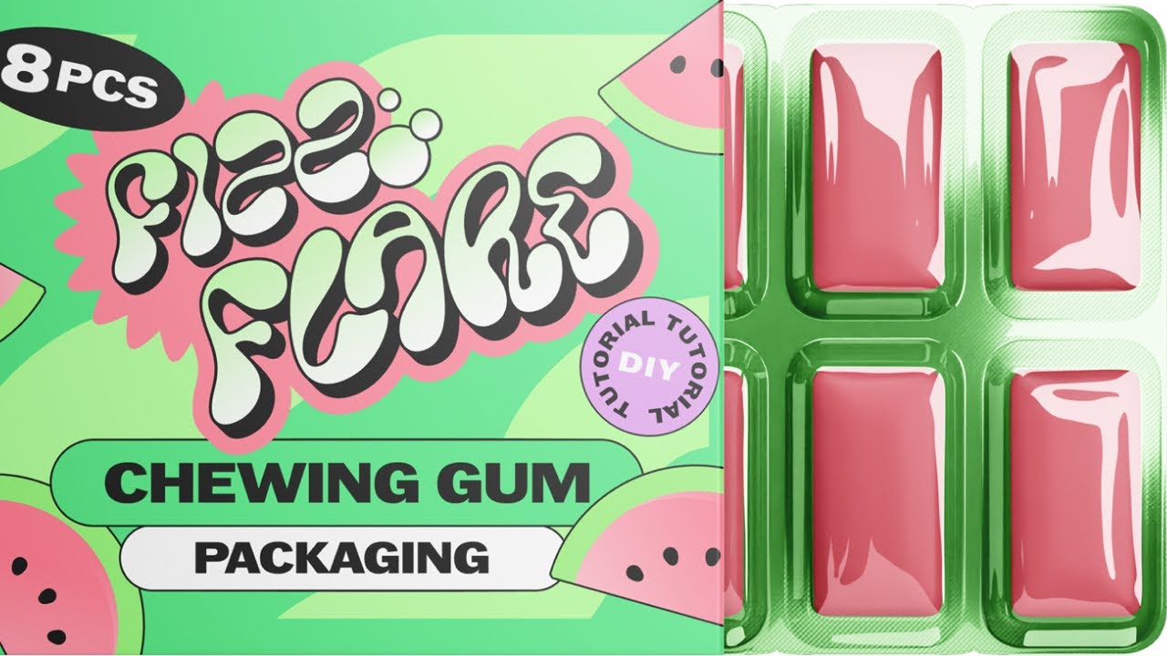 The New Packaging Trend Is Y2K! (Full Design Process Tutorial) - YouTube