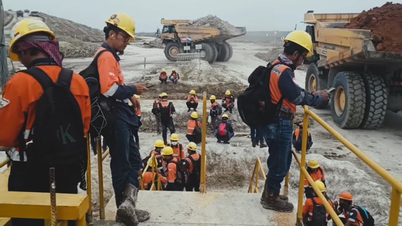 The Process of Changing the Dump Truck Operators at a Coal Mining Site ...