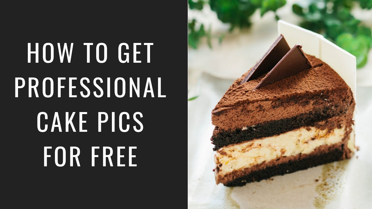 How to get FREE Professional Cake Pictures - YouTube