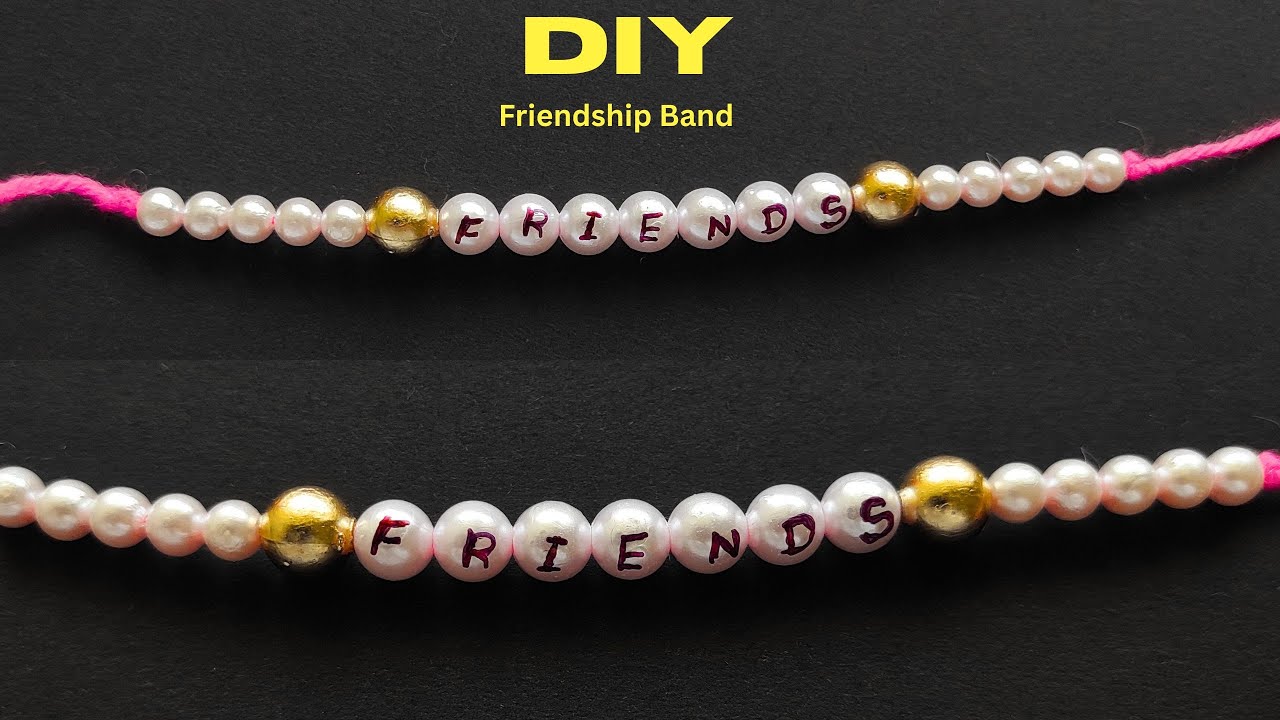 Easy Friendship Band | Friendship Band Making At Home | Handmade Friend ...