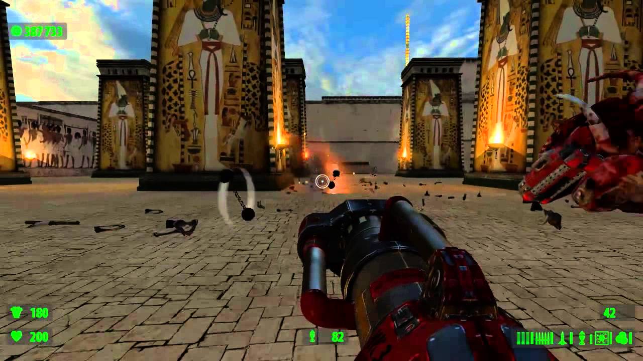 Serious Sam: Der erste Kontakt HD - Theben Luxor Tempel 2 - 17 Gameplay ...