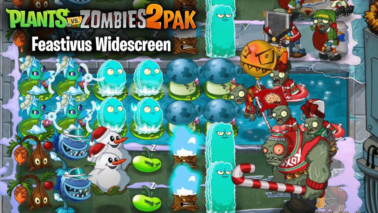 PvZ 2 PAK Feastivus Widescreen | Sap-Fling, Snowy Cotton, Swashbuckler ...