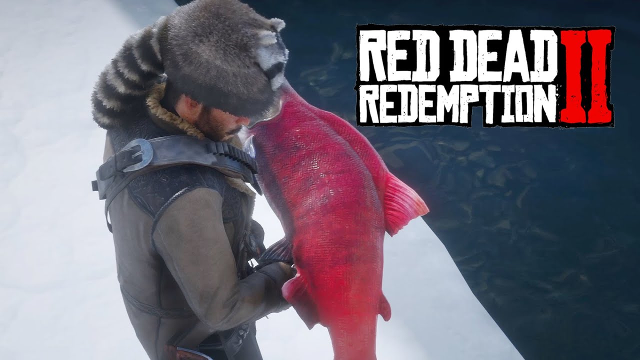 Red Dead Redemption 2 - Catching Legendary Sockeye Salmon in less than ...