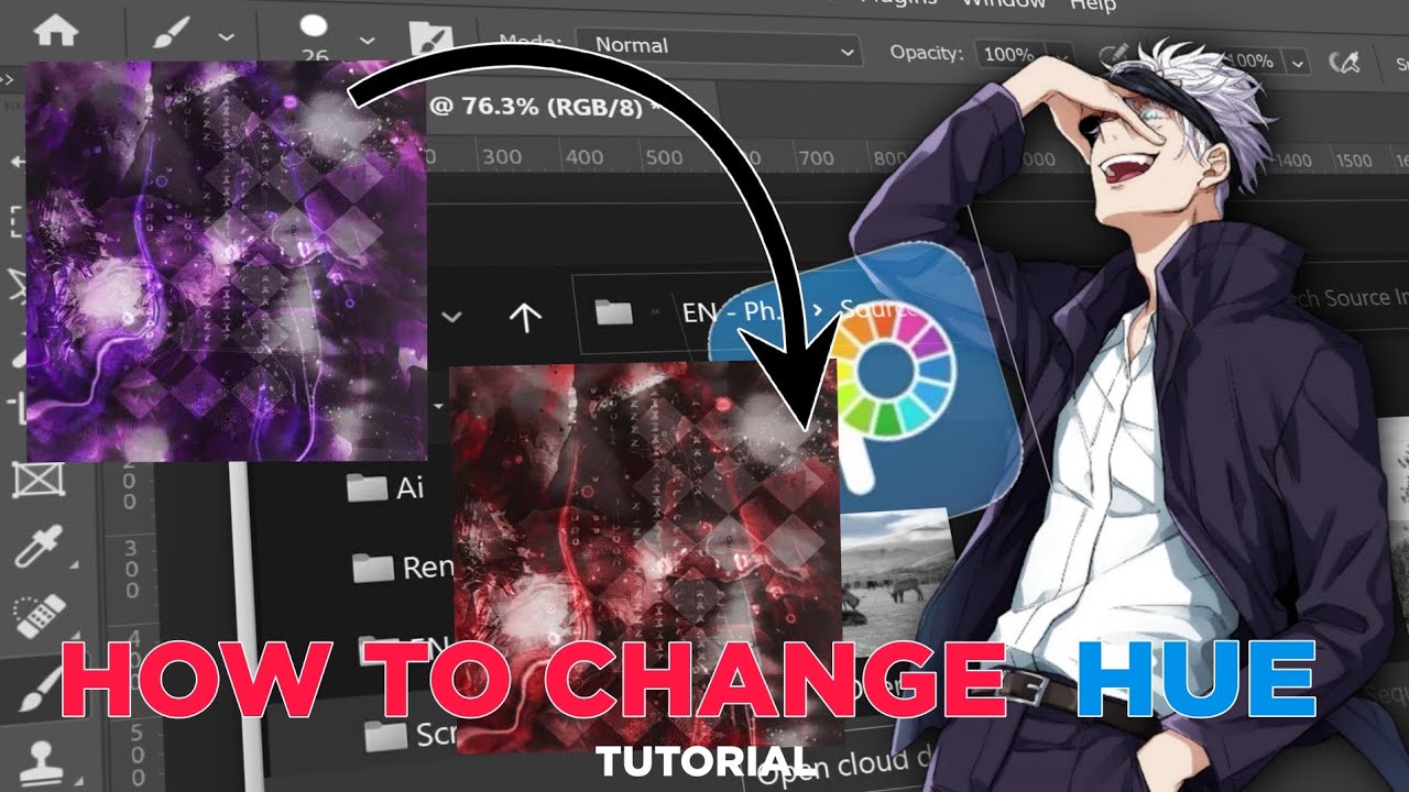 How To Change Color/Hue Of An Image ! IBIS PAIN - tutorial #2 - YouTube