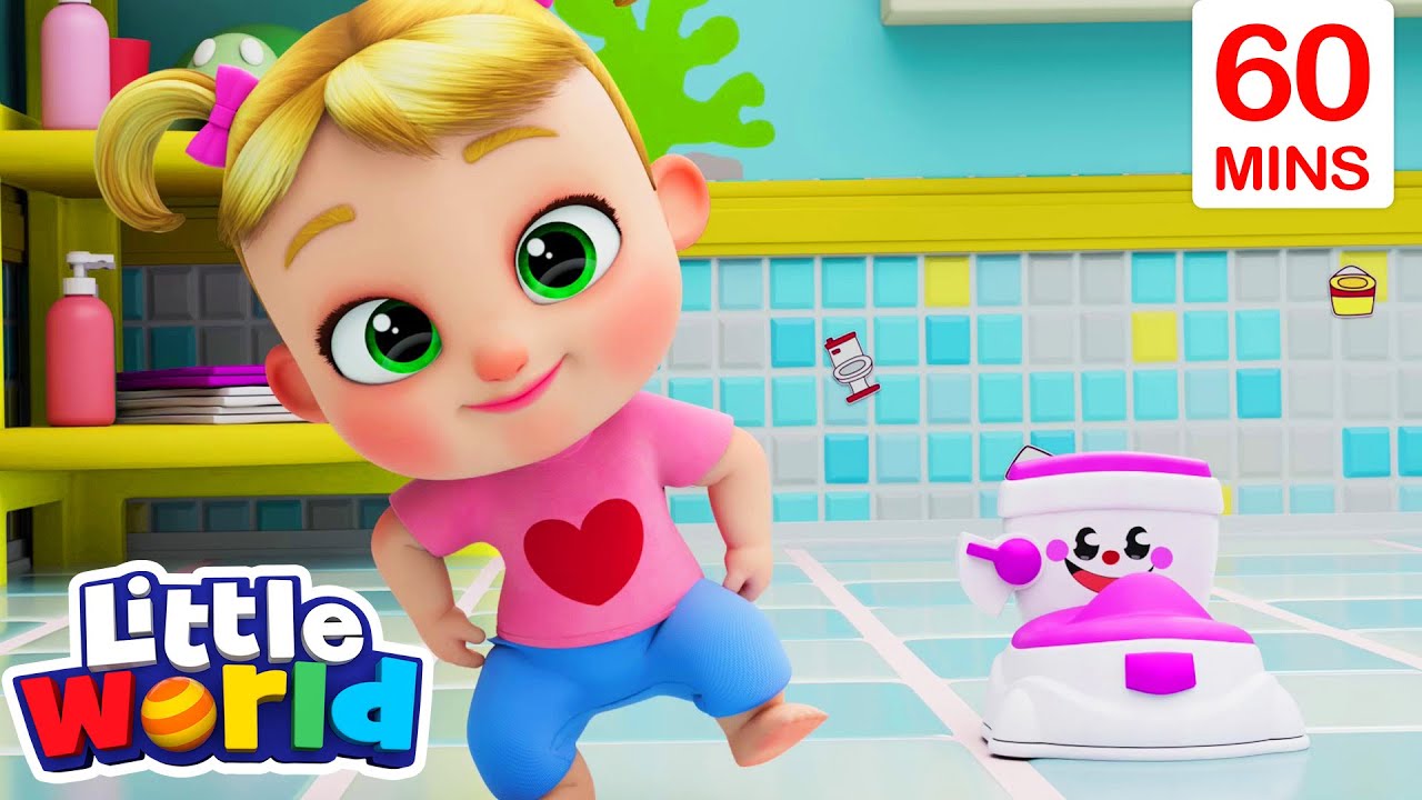 The Potty Dance | Little Angel | Cartoons for Kids - Explore With Me ...