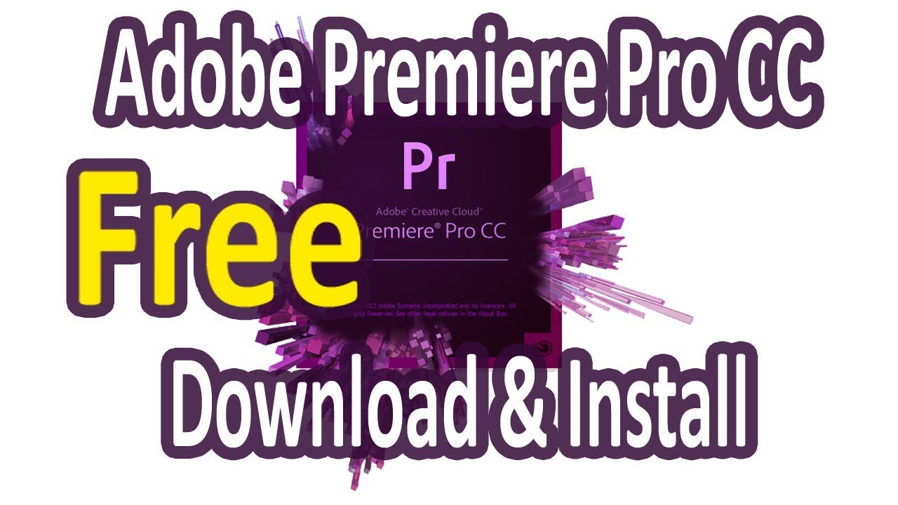 How to free download adobe premiere pro - YouTube