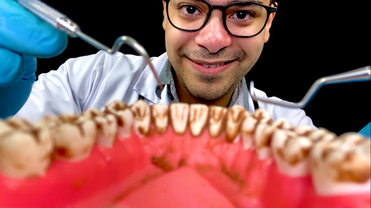 [ASMR] Dentist Teeth Cleaning | Doctor Roleplay | Male ASMR - YouTube