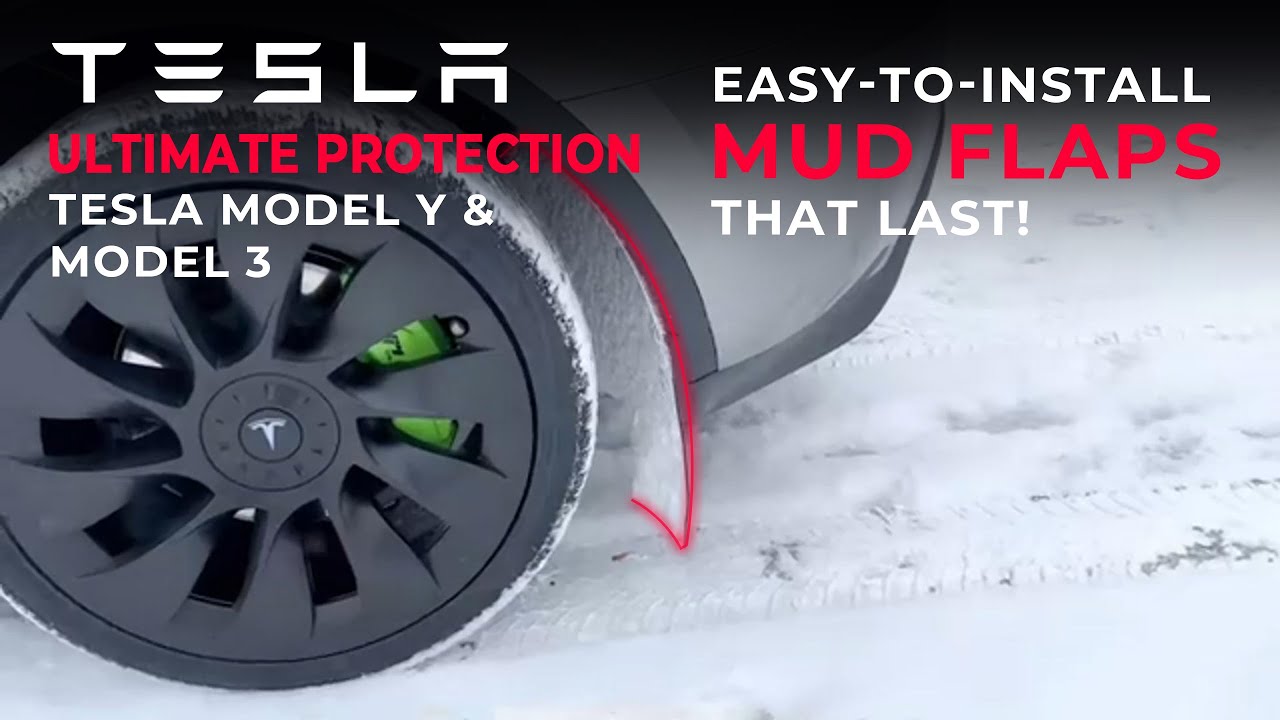 The TOP RATED Mud Flaps for Tesla Model 3 & Y Revealed! - YouTube