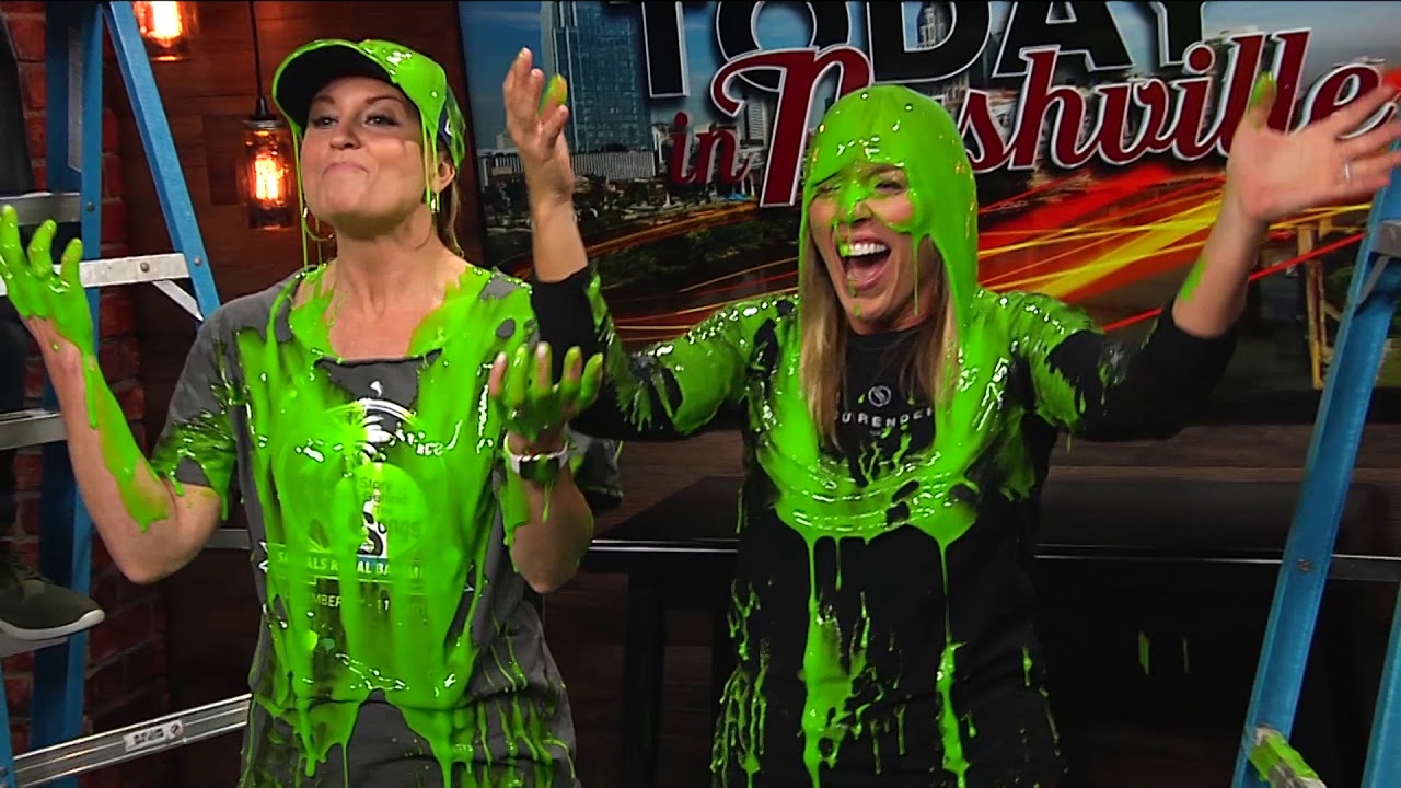 Kelly & Carole Get Slimed - YouTube