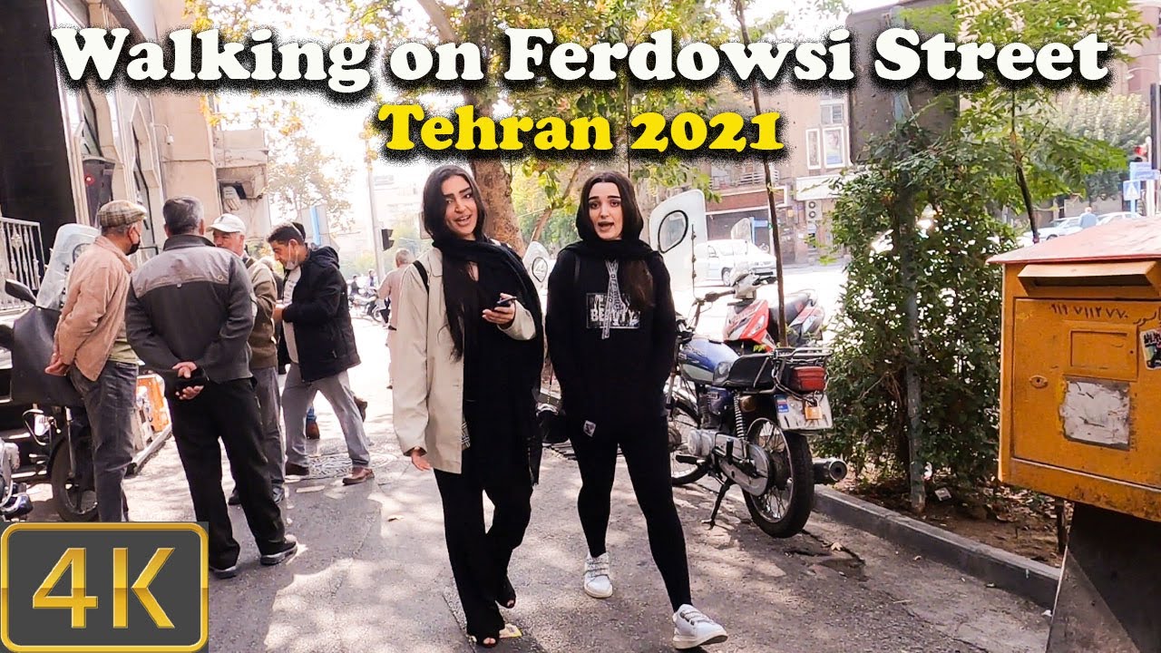 Walking on Ferdowsi street- Tehran 2021- 4k 🇮🇷 - YouTube