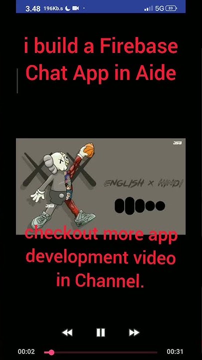 i build a firebase Chat App in Aide #aide #codeassist #appdevelopment #firebase #chatapp #shorts ...